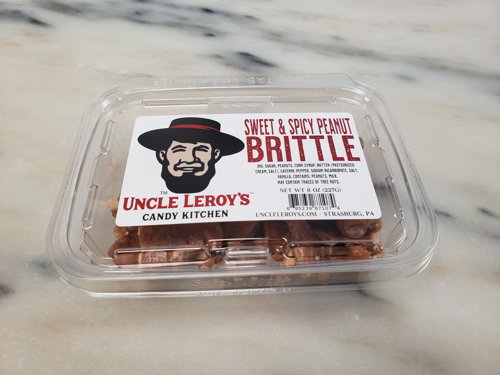 Sweet and Spicy Peanut Brittle – Uncle Leroy's Candy Kitchen